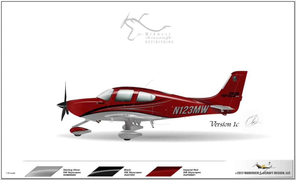 Customize your aircraft's paint scheme | Aircraft Painting | Midwest ...