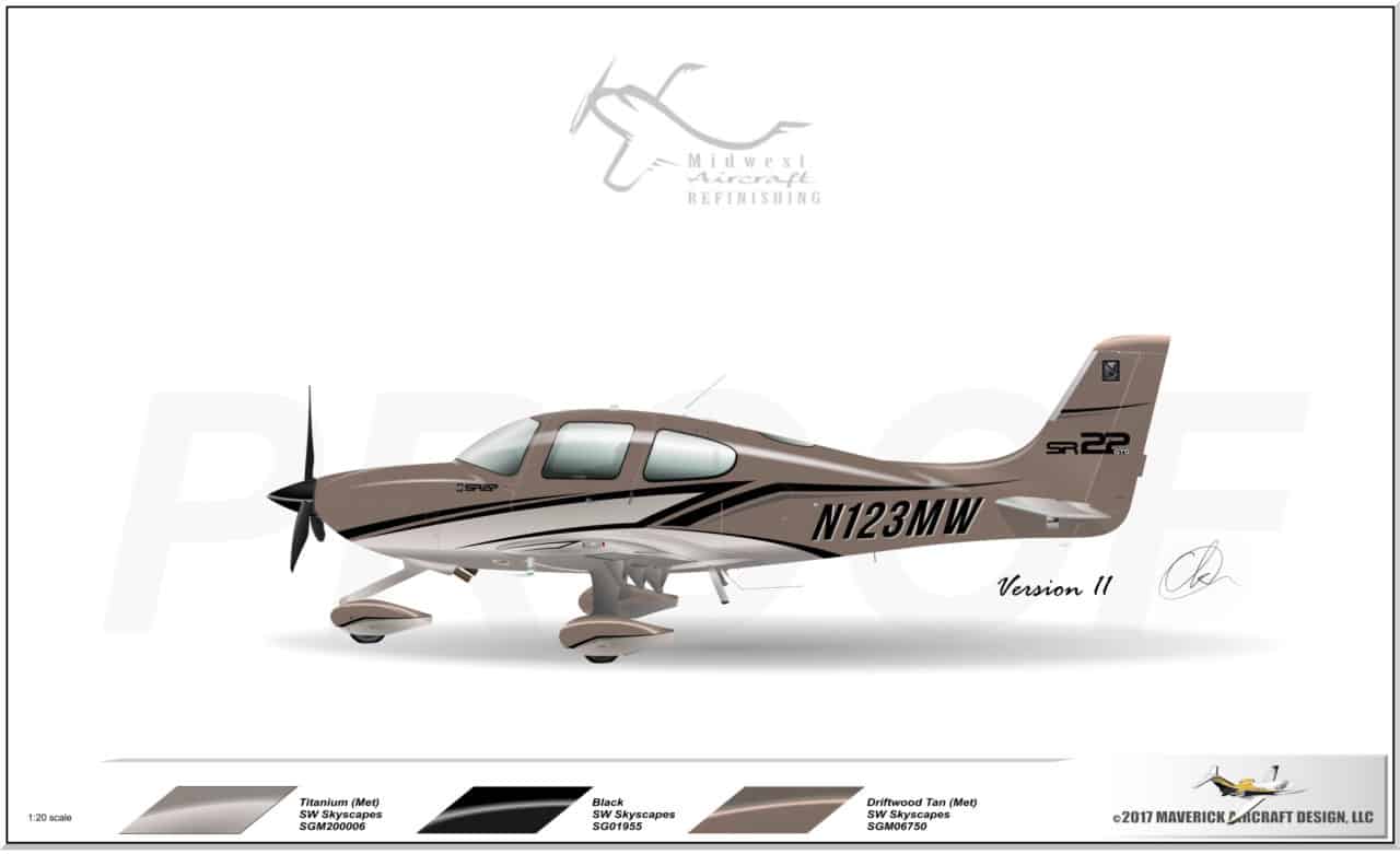 Customize your aircraft's paint scheme | Aircraft Painting | Midwest ...